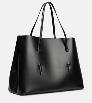Alaïa Mina 50 Large Leather Tote Bag