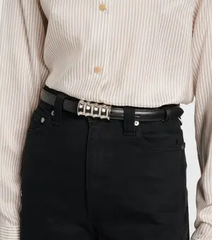 Khaite Julius Small Leather Belt
