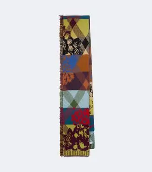 Dries Van Noten Jacquard Wool-blend Scarf
