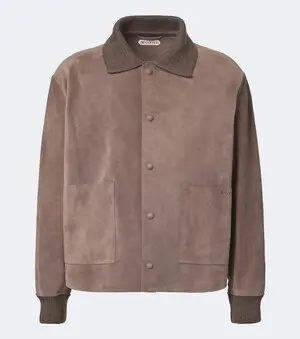JW Anderson Suede Jacket - Grey
