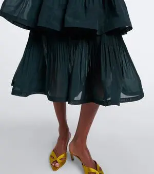 Zimmermann Pleated Tiered Bustier Dress