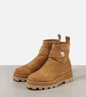 JIMMY CHOO Meena Suede Ankle Boots