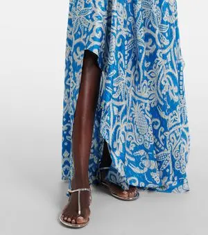 Poupette St Barth Mabelle Printed Maxi Dress