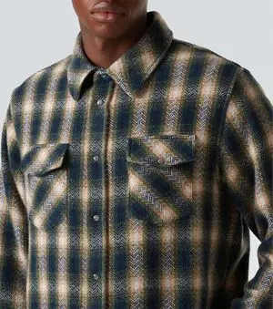 GOD'S TRUE CASHMERE Tartan Cashmere Shirt