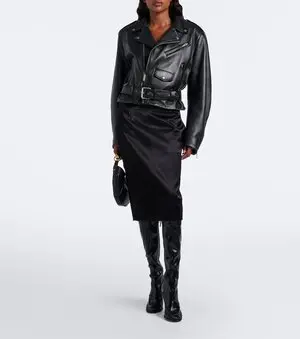 Saint Laurent Le Loafer Cassandre Knee-high Boots