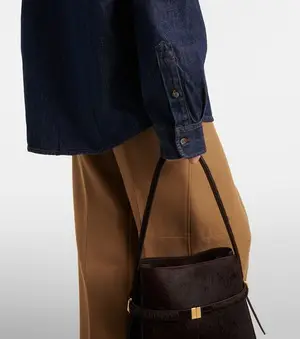AMI Paris De Coeur Denim Shirt