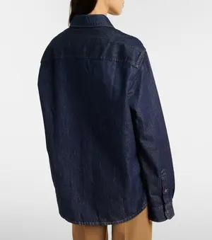 AMI Paris De Coeur Denim Shirt