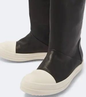 Rick Owens Leather Boots