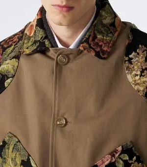 Simone Rocha Floral Patchwork Cotton Jacket