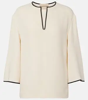 Valentino Garavani Cady Couture Top - White