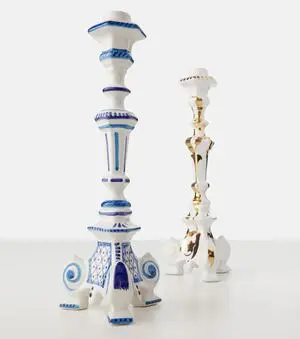 LES-OTTOMANS Turquerie Ceramic Candle Holder