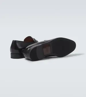 Zegna Leather Penny Loafers