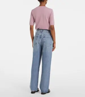 AGOLDE V-waist Baggy Straight Jeans In Fairway
