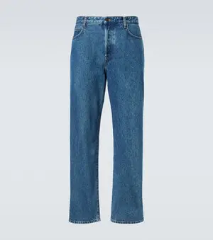THE ROW Morton Straight Jeans In Light Cotton - Blue