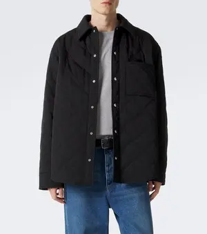 Bottega Veneta Intrecciato Quilted Cotton-blend Overshirt