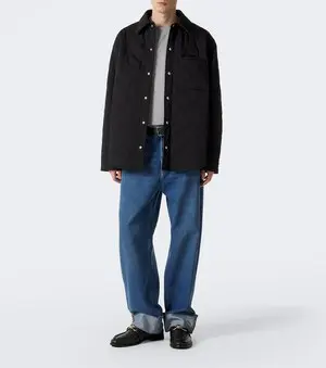 Bottega Veneta Intrecciato Quilted Cotton-blend Overshirt