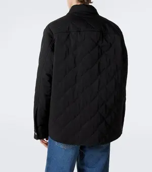 Bottega Veneta Intrecciato Quilted Cotton-blend Overshirt