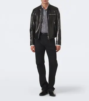 TOM FORD 50s Straight Jeans In Cotswold Stone - Black