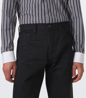 TOM FORD 50s Straight Jeans In Cotswold Stone - Black