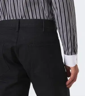 TOM FORD 50s Straight Jeans In Cotswold Stone - Black