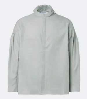 KIKO KOSTADINOV Evers Cotton And Cashmere Shirt - Green