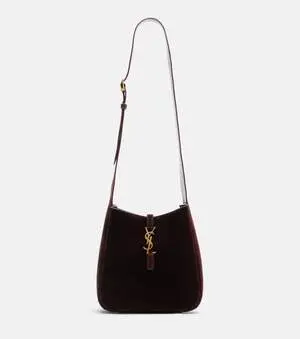 Saint Laurent Le 5 À 7 Large Suede Shoulder Bag - Brown
