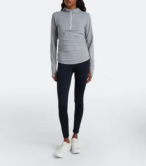 Adidas By Stella McCartney Logo Jersey Half-zip Hoodie