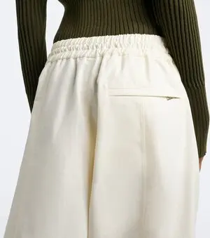 Bottega Veneta Cotton Toile Wide-leg Pants