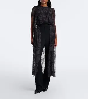 Zimmermann Valiant Caped Lace Top