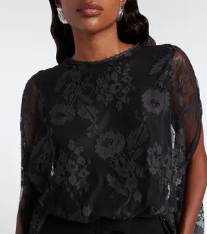 Zimmermann Valiant Caped Lace Top