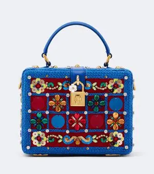 Dolce & Gabbana Dolce Box Beaded Box Bag