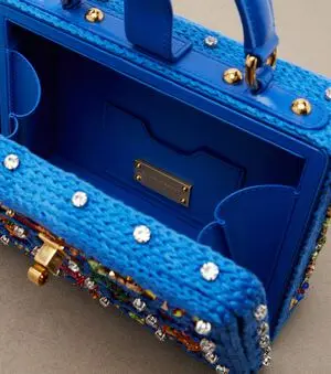 Dolce & Gabbana Dolce Box Beaded Box Bag