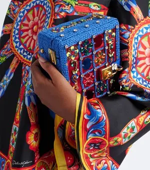 Dolce & Gabbana Dolce Box Beaded Box Bag