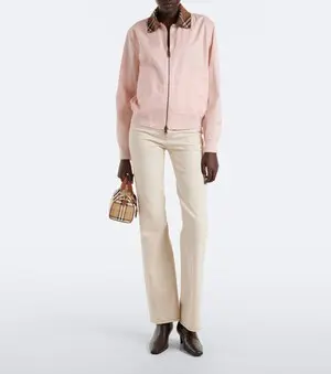 Burberry Check Cotton Blouson Jacket