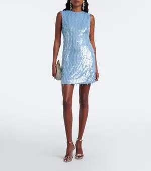 Rachel Gilbert Calypso Embellished Minidress