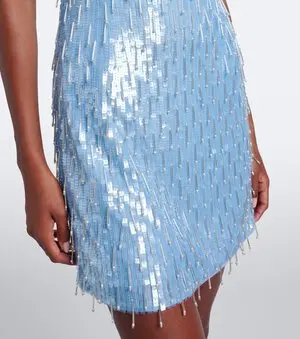 Rachel Gilbert Calypso Embellished Minidress
