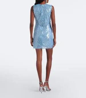 Rachel Gilbert Calypso Embellished Minidress
