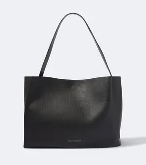 Studio Nicholson Doublet Leather Tote Bag - Black