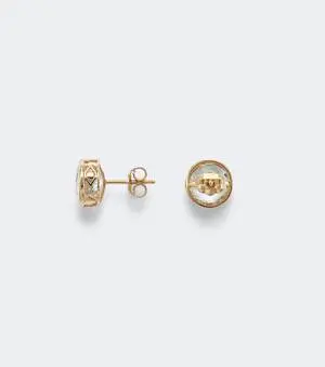 SYDNEY EVAN Icon 14kt Earrings With Aquamarines