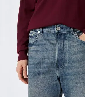 Dries Van Noten Faded Straight Leg Jeans