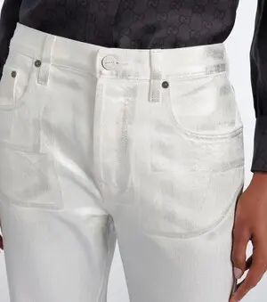 Gucci Low-rise Wide-leg Jeans