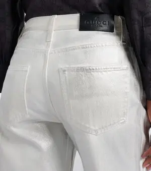 Gucci Low-rise Wide-leg Jeans