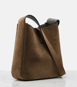 Saint Laurent Le 5 À 7 Supple Small Suede Crossbody Bag