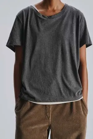 THE ROW Dera Cotton Jersey T-shirt