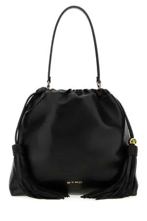 Etro Leather Medium Kalispera Bucket Bag