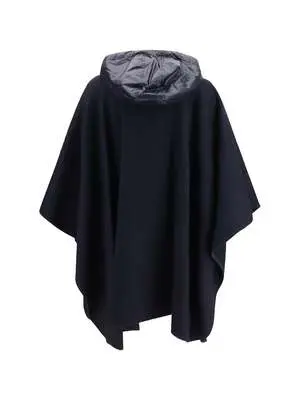 Moncler Padded Wool Blend Cape