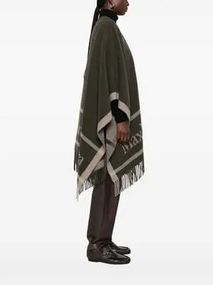 Max Mara Fringed Poncho