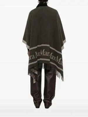 Max Mara Fringed Poncho