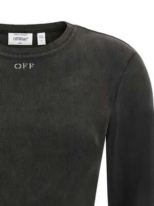 Off-White Off Stamp' T-shirt - Black