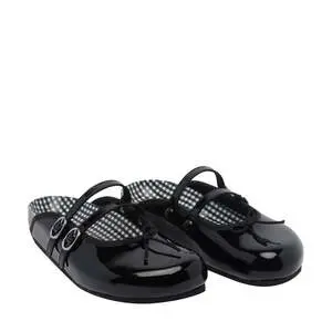 BIRKENSTOCK X REPETTO Patent Leather Bow Detailed Mary Jane Mules